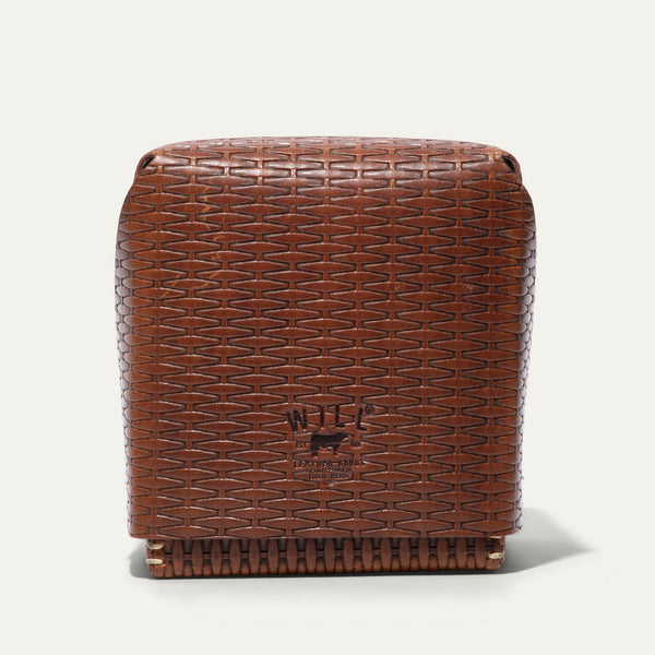 (取寄) スクエア ティッシュー ボックス - Will Leather Goods Square Tissue Box - 6.25”  Purple Square Tissue Box – Will Leather Goods